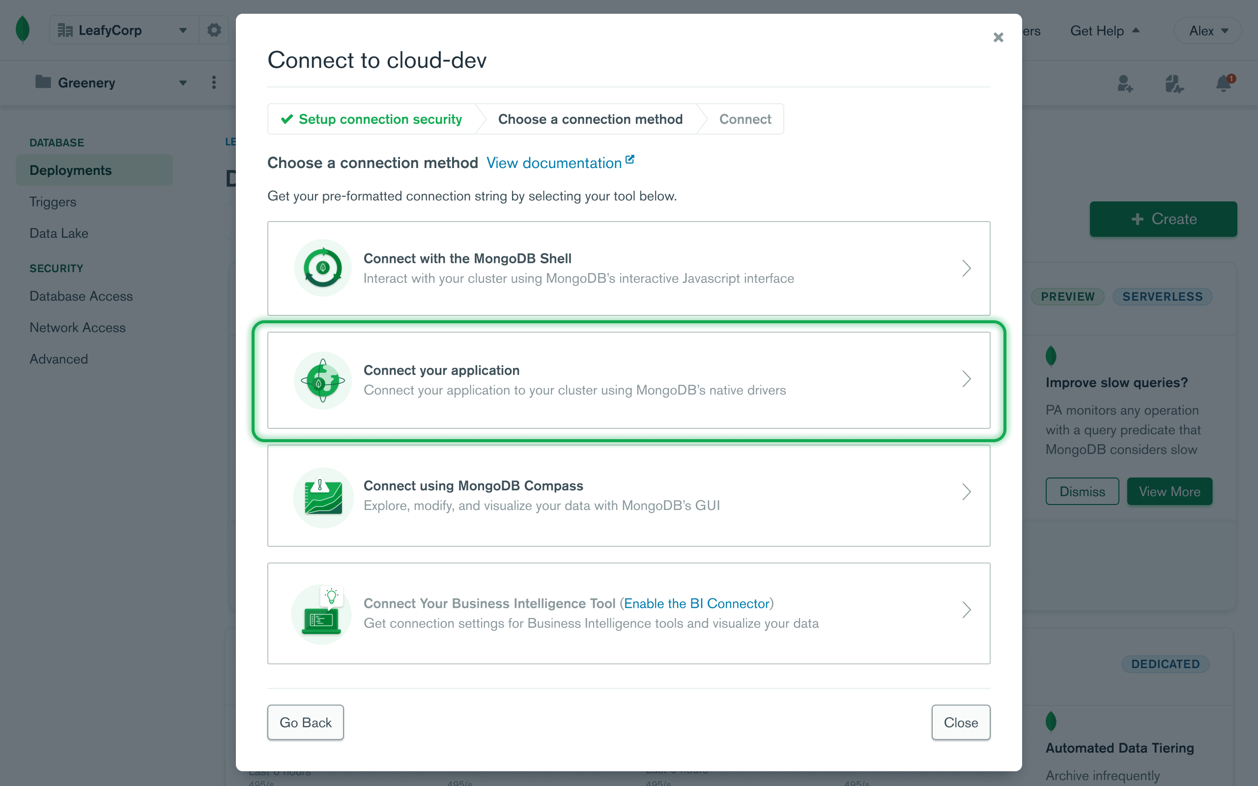 Mongodb Atlas Serverless Instances Quick Start Mongodb 9358