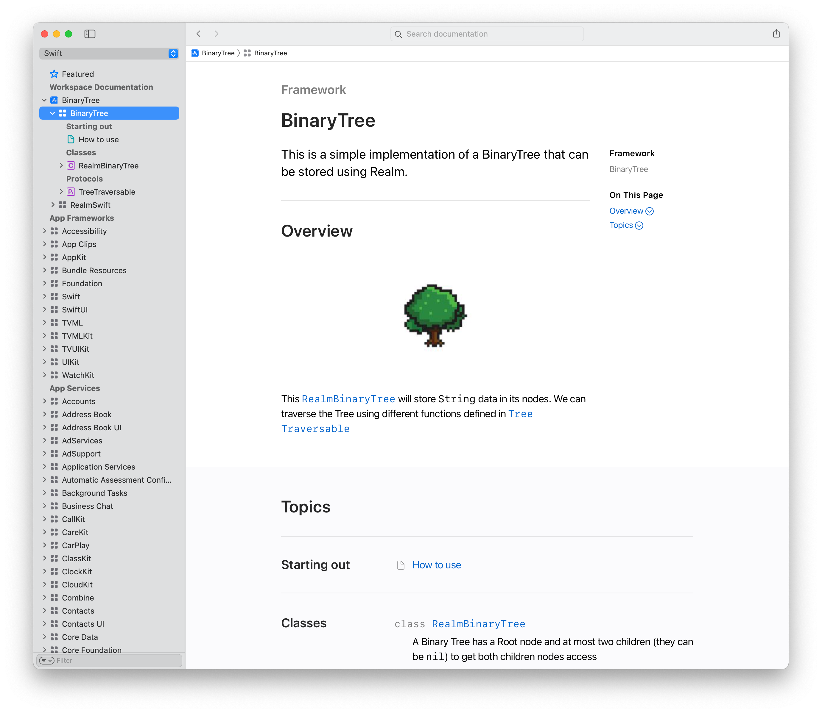 Document Our Realm Powered Swift Frameworks Using Docc Mongodb